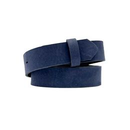 Damen Lederg&uuml;rtel, blau, Gr. 100, RETTUNGSRING G&Uuml;RTEL, Rindsleder, G&uuml;rtel