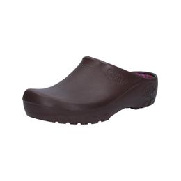 Alsa Damen Clog "Jolly Fashion Clog", Gr. 39, braun, Obermaterial: 100% Polyurethan PU., Schuhe