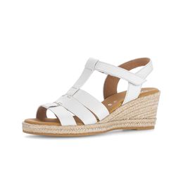Gabor Damen Keilsandalette "Keilsandalette", Gr. 37, wei&szlig;, Schuhe