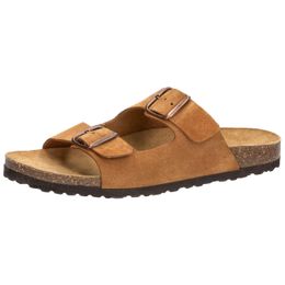 Lico Herren Pantolette "Pantolette Alvaro", Gr. 39, braun, Leder, Schuhe
