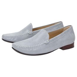 Sioux Damen Slipper "Campina", Gr. 36, blau, Obermaterial: 100% Ziegenleder goatskin. 100% Gummi rubber., Schuhe