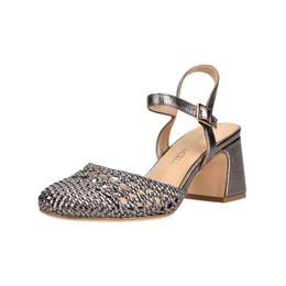 REGARDE LE CIEL Damen Pumps "Regarde Le Ciel Pumps Lederimitat", Gr. 38, silber, Lederimitat, Schuhe