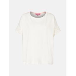 LIEBLINGSST&Uuml;CK LIEBLINGSST&Uuml;CK Damen T-Shirt "CarinaL"100, wei&szlig;, Gr. S, 95% Baumwolle, 5% Elasthan, Shirts, mit Baumwoll-Anteil
