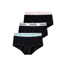 Bench. M&auml;dchen Panty, Gr. 122, schwarz, Jersey, Obermaterial: 90% Baumwolle, 10% Elasthan, unifarben, Unterhosen, unifarben und meliert, mit