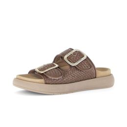 Gabor Damen Pantolette "Pantolette", Gr. 44, braun, Schuhe