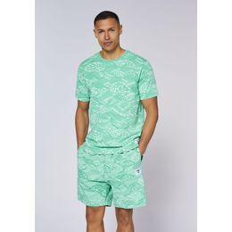 Chiemsee Herren T-Shirt, gr&uuml;n, Gr. M, 100% Baumwolle, Shirts