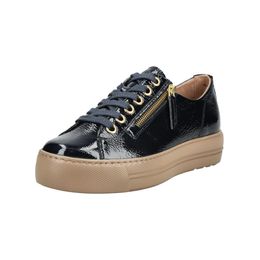 Paul Green Damen Plateausneaker "Paul Green Sneaker Leder", Gr. 36, schwarz, Leder, Schuhe