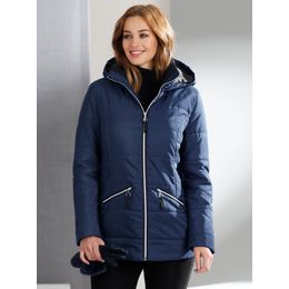 Classic Basics Damen Steppjacke, blau, Gr. 40, unifarben, 100% Polyester, Jacken
