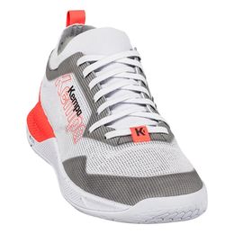 Kempa Kinder Hallenschuh "Hallen-Sport-Schuhe Kourtfly", Gr. 8, wei&szlig;, Obermaterial: 100% Textilmaterial TEXMAT., Schuhe