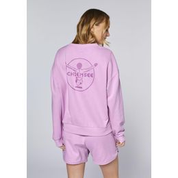 Chiemsee Damen Sweatshirt, rosa, Gr. XS, 80% Baumwolle, 20% Polyester, Sweatshirts