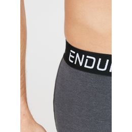Endurance Herren Boxershorts "Burke", Gr. M, grau, 95% Baumwolle, 5% Elasthan, mehrfarbig, Unterhosen, im praktischen 3er Pack