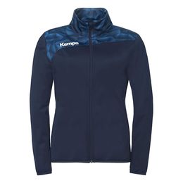 Kempa Damen Trainingsjacke "Trainingsjacke Athletics 29 Poly Women", blau, Gr. XXL, Obermaterial: 100% Polyester Pol. recyc.., Jacken
