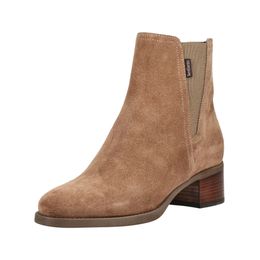 Nero Giardini Damen Stiefelette "Nero Giardini Stiefelette Veloursleder/Textil", Gr. 39, braun, Textil, Veloursleder, Schuhe