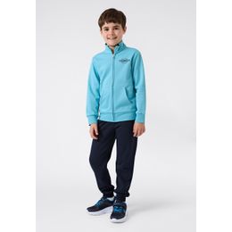 Champion M&auml;dchen Jogginganzug "Sweatsuits Fleece", blau, Gr. XXL, Obermaterial: 54% Baumwolle, 46% Polyester, Sportanz&uuml;ge, f&uuml;r Kinder und