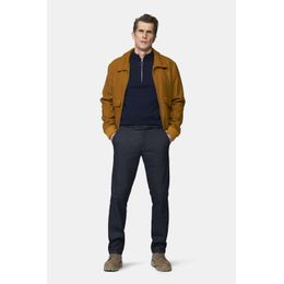 MEYER Herren Chinos "Paris 2-3609", grau, Gr. 27, unifarben, 50% Baumwolle, 32% Polyester, 15% Viskose, 3% Elasthan, Hosen, im Jersey Look