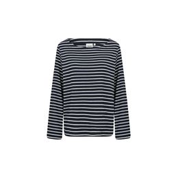 WASABI CONCEPT Damen Kurzarmhemd "Wasabi Concept T-shirt WA-SAKAR 2", schwarz-wei&szlig;, Gr. 1, Obermaterial: 65% Baumwolle, 30% Viskose, 5% Elasthan,