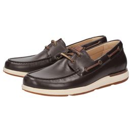 Sioux Herren Schn&uuml;rschuh "Nurilinos-702", Gr. 44, braun, Obermaterial: 100% Kalbsnappaleder CANA. 100% Gummi rubber., Schuhe