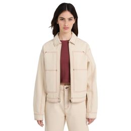 Element Damen Outdoorjacke "Chore Canvas", beige, Gr. XS, Obermaterial: 70% Baumwolle, 30% Baumwolle., Jacken