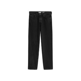 Marc O'Polo Herren Tapered-fit-Jeans "aus reiner Bio-Baumwolle", schwarz, Gr. 28, MARC O'POLO DENIM, unifarben, Obermaterial: 100% Baumwolle, Jeans