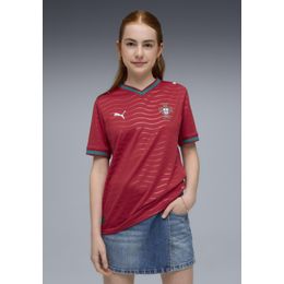Puma Jungen Fu&szlig;balltrikot "FPF HOME JERSEY REPLICA JR", rot, Gr. 140, unifarben, Web, Obermaterial: 100% Polyester, Trikots, f&uuml;r Jugendliche,