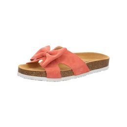 Think! THINK Damen Pantolette "Think Pantoletten Veloursleder", Gr. 41, rosa, Veloursleder, Schuhe