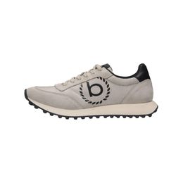 Bugatti Herren Sneaker "Bugatti Sneaker Veloursleder/Mesh", Gr. 40grau, Textil, Veloursleder, Schuhe