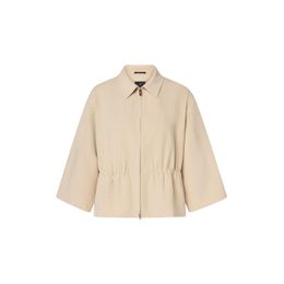 JOOP! JOOP Damen Kurzjacke "Jelika", beige, Gr. 40, clean, unifarben, Web, Obermaterial: 74% Polyester, 19% Viskose, 7% Elasthan, Jacken, mit Rei&szlig;verschluss