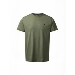 MCS Herren Kurzarmhemd "MCS T-shirt MCOhio", gr&uuml;n, Gr. XL, Obermaterial: 100% Baumwolle, Hemden