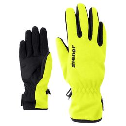 Ziener Kinder Multisporthandschuhe "LIMPORT-Z JUNIOR", gelb, Gr. 6, Materialmix, Handschuhe, warm, winddicht, wasserabweisend, atmungsaktiv, elastisch