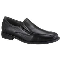 Waldl&auml;ufer WALDL&Auml;UFER Herren Slipper "Henry", Gr. 10, schwarz, Nappaleder, Schuhe, Bequemschuh, Festtagsschuh mit seitlichen Stretcheins&auml;tzen, G-Weite