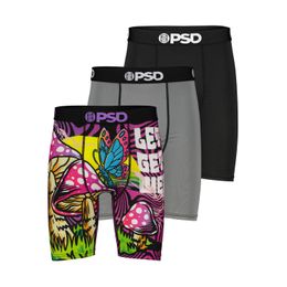 PSD Herren Boxershorts "3 PACK - GET WEIRD Herren", Gr. M, bunt, 90% POLYESTER, 10% ELASTHAN, Unterhosen