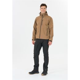 WHISTLER Herren Softshelljacke "Rodney V2", braun, Gr. L, mehrfarbig, unifarben, 100% Polyester, Jacken, in atmungsaktiver Qualit&auml;t
