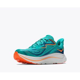 Hoka One One Kinder Laufschuh "Clifton 10 Big Kids", Gr. 39, gr&uuml;n, Synthetik, Textil, Schuhe, mit EVA-D&auml;mpfungstechnologie, atmungsaktives
