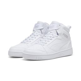Puma Herren Sneaker "Rebound Sneakers Erwachsene", Gr. 41, wei&szlig;, Obermaterial: Synthetik, Textil. Futter: Textil. Innensohle: Keine Angabe, Textil.
