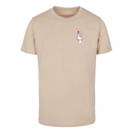MisterTee Herren T-Shirt "MisterTee Herren Love Sign Tee 2.0", beige, Gr. XXXL, unifarben, 100% Baumwolle, Shirts