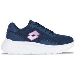 Lotto Damen Sneaker, Gr. 39, blau, Kunstfaser, Synthetik, mehrfarbig, Schuhe, - mit extra leichter Phylonsohle