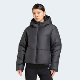 Damen Outdoorjacke "ESSENTIALS HIGHLOFT PUFFER, ISOLIERT", schwarz, Gr. XXL, adidas Sportswear, Obermaterial: 100% Polyester, Jacken