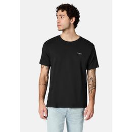 Ragwear Herren T-Shirt "Samms I Gots YOUMODO", schwarz, Basic, Gr. 4XL, Material: 100% Baumwolle, Shirts, Kurz&auml;rmliges Shirt mit Skateboard-Stickerei