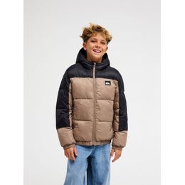 Quiksilver Jungen Steppjacke "COLD DAYS YOUTH JACKET", braun, Gr. 16, Obermaterial: 100% Nylon. Futter: 100% Polyester. Wattierung: 100% Polyester,