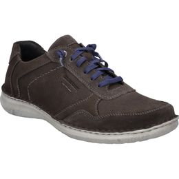 Josef Seibel Herren Schn&uuml;rschuh "Anvers 97, asphalt-kombi", Gr. 39, grau, Obermaterial: 100% Rindsleder Leather cow., Schuhe