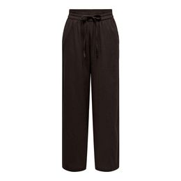Only Damen Schlupfhose "ONLTIZANA COTTON LOOSE PANTS WVN NOOS", braun, Gr. XS, unifarben, Web, Obermaterial: 100% Baumwolle, Hosen
