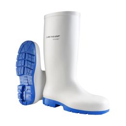 Dunlop Damen Gummistiefel "Acifort Classic+ safety", Gr. 48, wei&szlig;, Obermaterial: 100% Textilmaterial TEXMAT., Schuhe