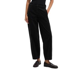 Marc O'Polo MARC O'POLO Damen Chinohose "aus Bio-Baumwolle-Mix", schwarz, Gr. 42, unifarben, Cord, Obermaterial: 98% Baumwolle, 2% Elasthan. Futter: 100%