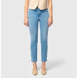 MAC Damen 7/8-Jeans "Dream Chic", blau, Gr. 44, Denim/Jeans, Obermaterial: 89% Baumwolle, 9% Polyester, 2% Elasthan, Jeans, verk&uuml;rzte Form mit