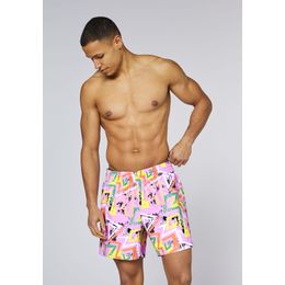 Chiemsee Herren Badeshorts, bunt, Gr. M, 100% Polyester, Badehosen