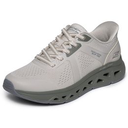 Skechers Damen Slip-On Sneaker "BOBS ARC WAVES REMIX", Gr. 40, beige, Lederimitat, Schuhe, Slipper, Schlupfschuh, Halbschuh, Freizeitsneaker mit