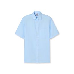 OLYMP Herren Businesshemd "OLYMP Luxor, Comfort Fit, New Kent", blau, Gr. 47, 100% Baumwolle, Hemden