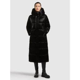 Khujo Damen Steppmantel "SOULANI5 SHINY", schwarz, Gr. L, unifarben, 100% Polyester, M&auml;ntel