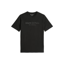 Marc O'Polo MARC O'POLO Herren T-Shirt "T-Shirt Big-Logo 2er Pack", schwarz, Gr. L, Obermaterial: 100% Baumwolle CO., Shirts