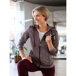 Catamaran Damen Funktionsjacke, lila, Gr. 36, unifarben, 88% Polyester, 12% Elasthan, Jacken